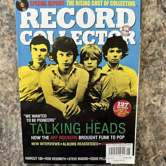 Other | Record Collector Magazine May 223 Talking Heads Cover | Poshmark